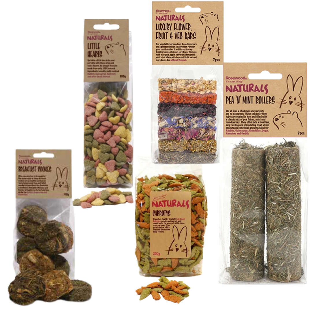 Snack Pack- Treats for Rabbits, Guinea Pigs – Hay Country